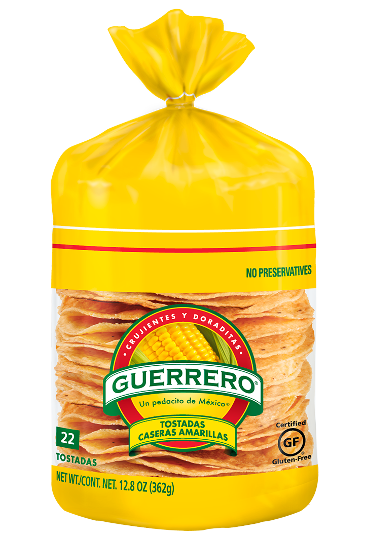 Caseras Amarillas Tostadas - Guerrero Tortillas